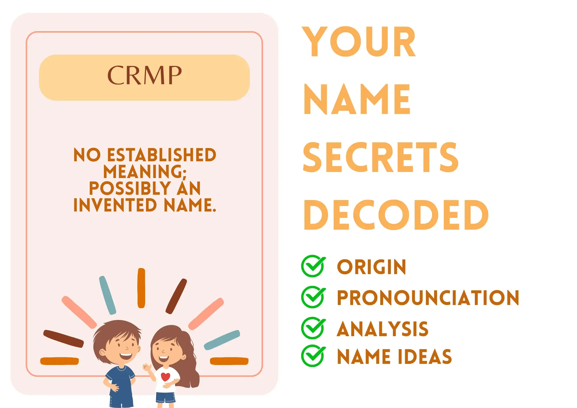 Crmp - Name Meaning and Pronunciation