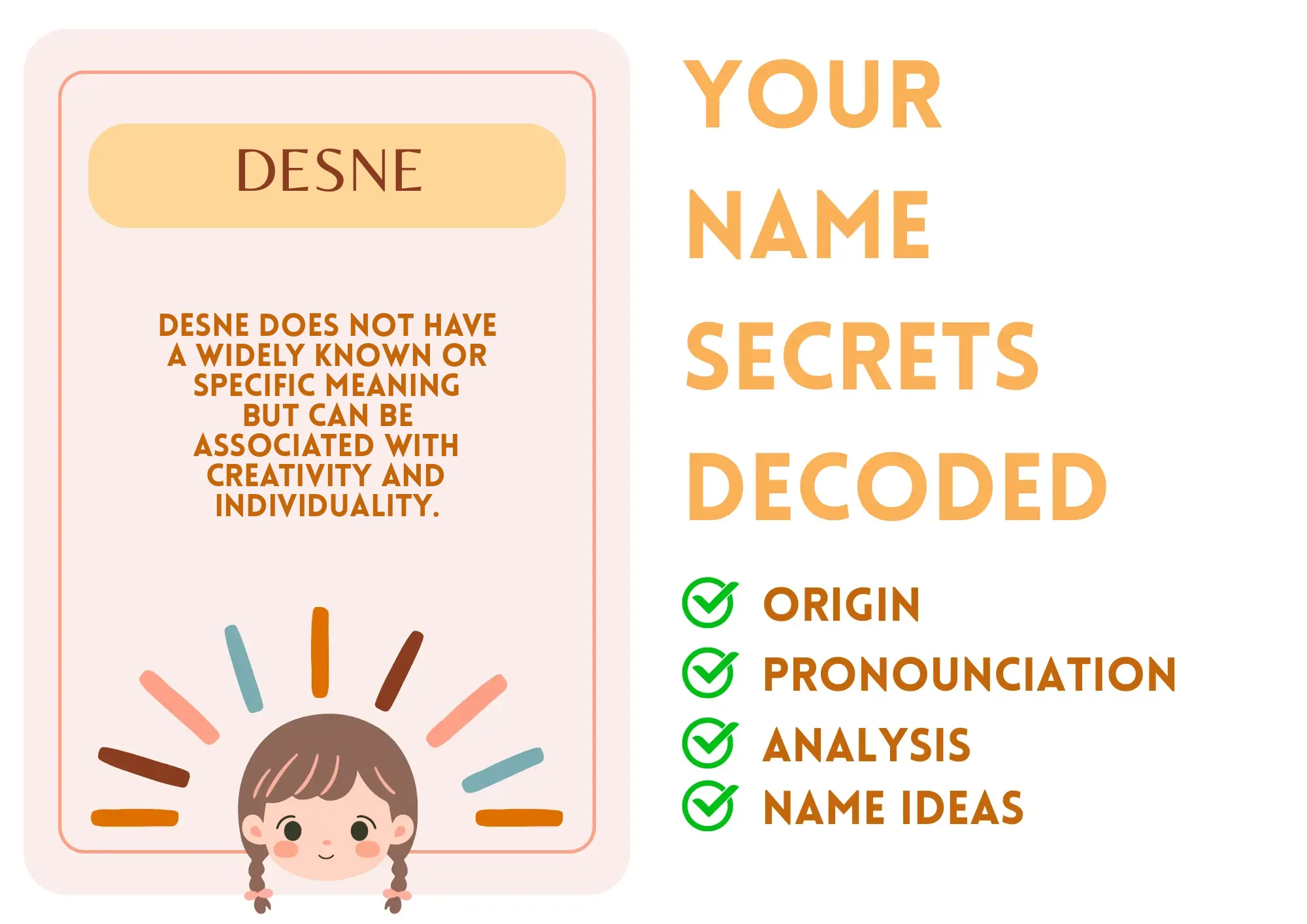 Desne - Girl Name Meaning and Pronunciation