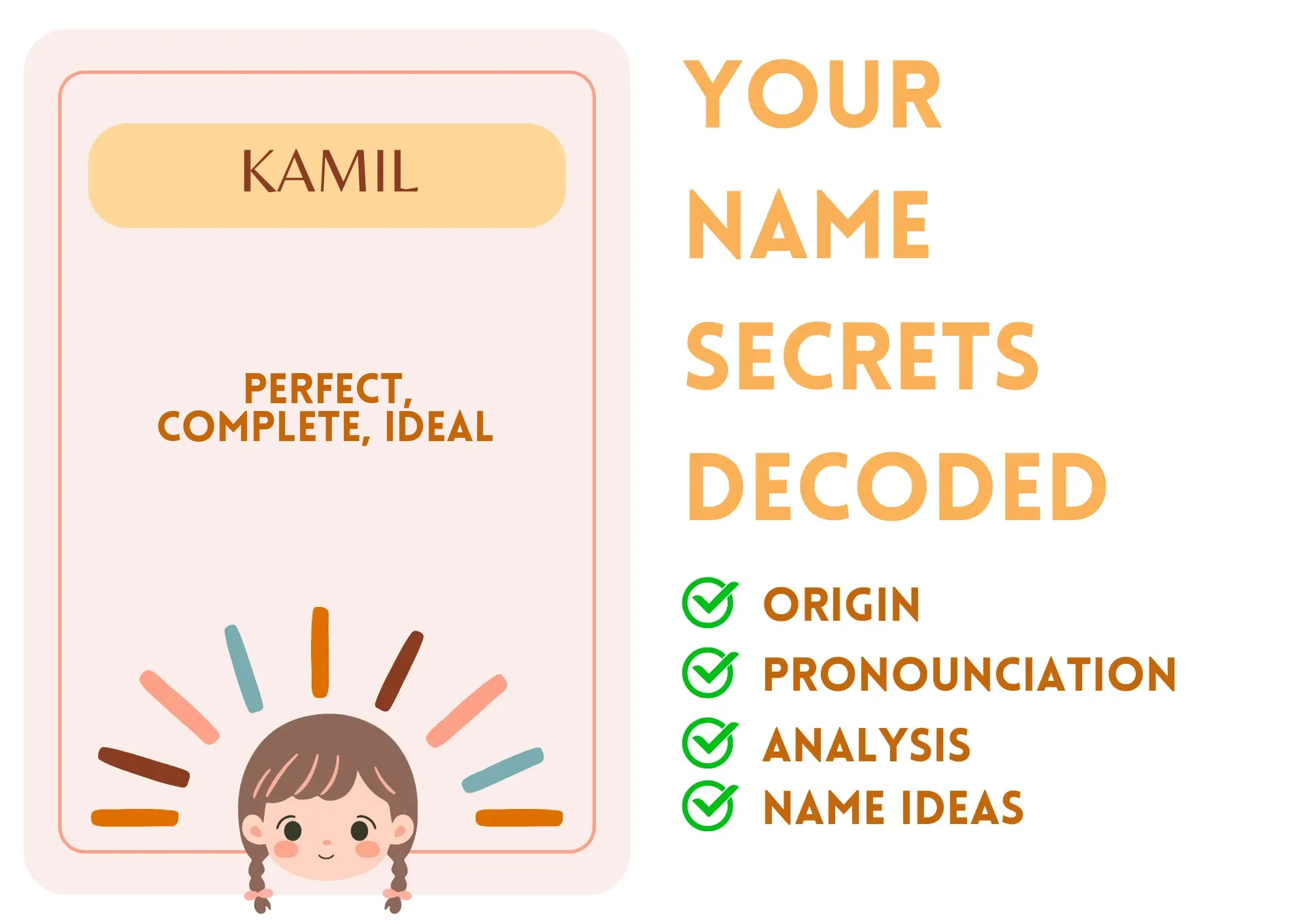 Kamil - Girl Name Meaning and Pronunciation