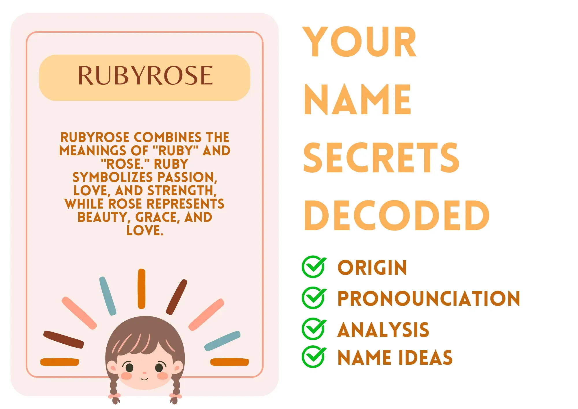 Rubyrose - Girl Name Meaning and Pronunciation