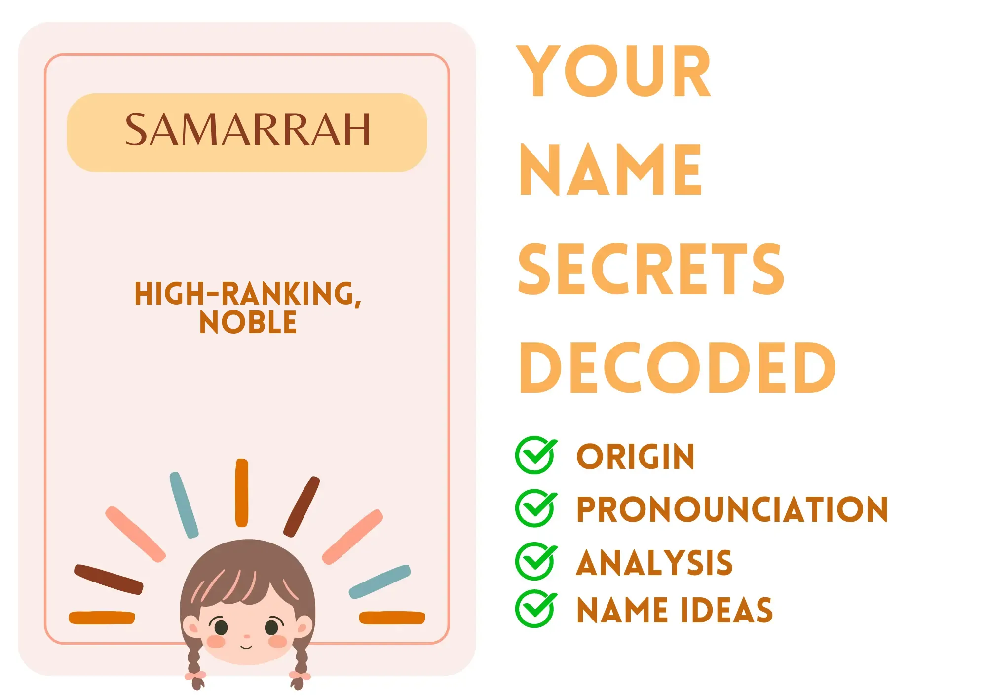 Samarrah - Islamic Girl Name Meaning and Pronunciation