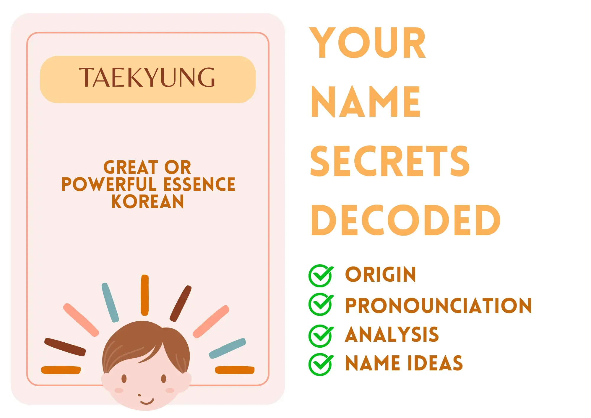 Taekyung - Buddhism Boy Name Meaning and Pronunciation