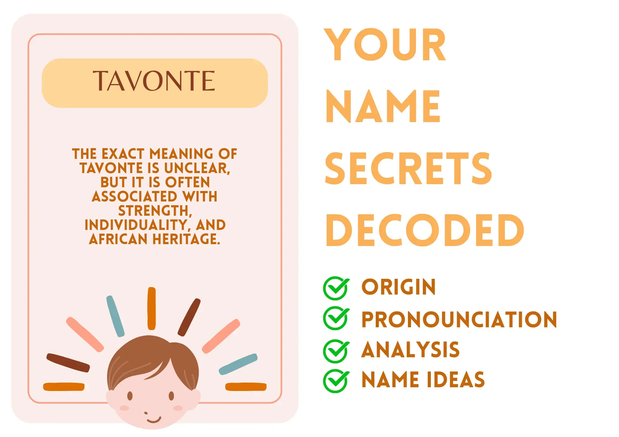 Tavonte - Boy Name Meaning and Pronunciation