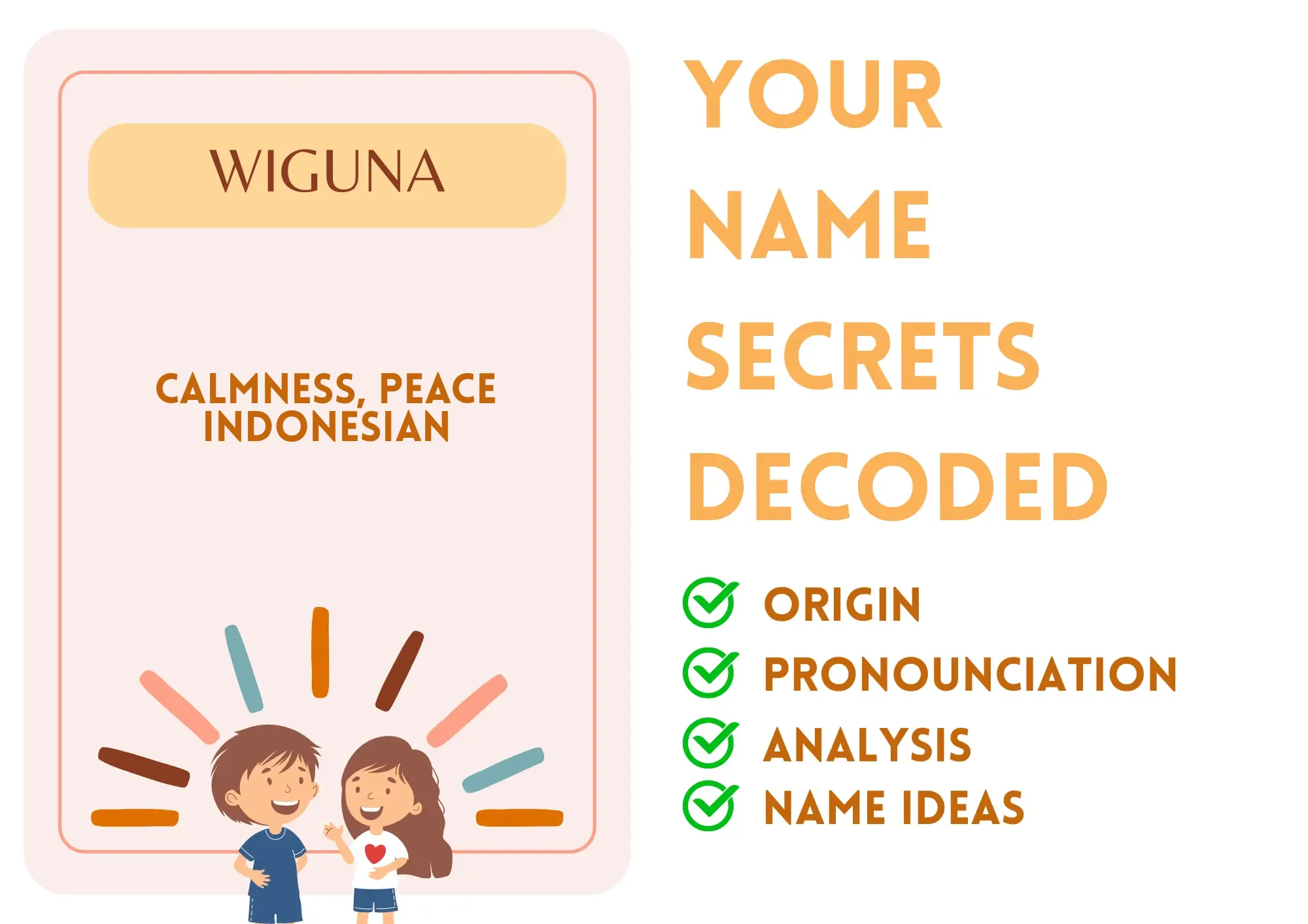 Wiguna - Spirituality Name Meaning and Pronunciation