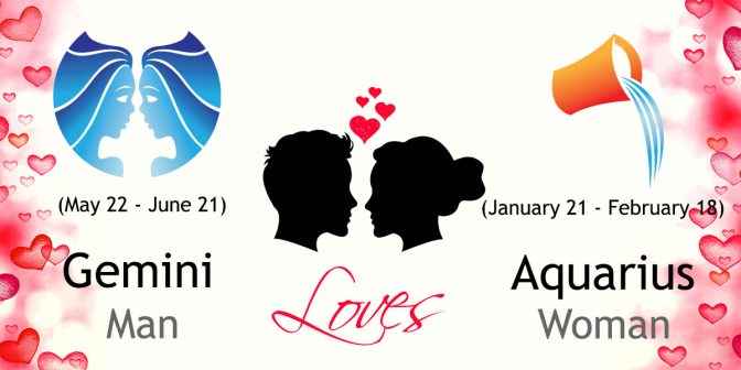 Gemini Man and Aquarius Woman Love Compatibility